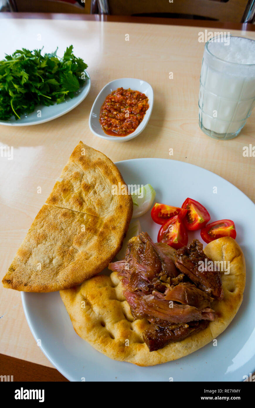 Firin Kebapi, local kebab specialty, Konya, Turkey Stock Photo - Alamy