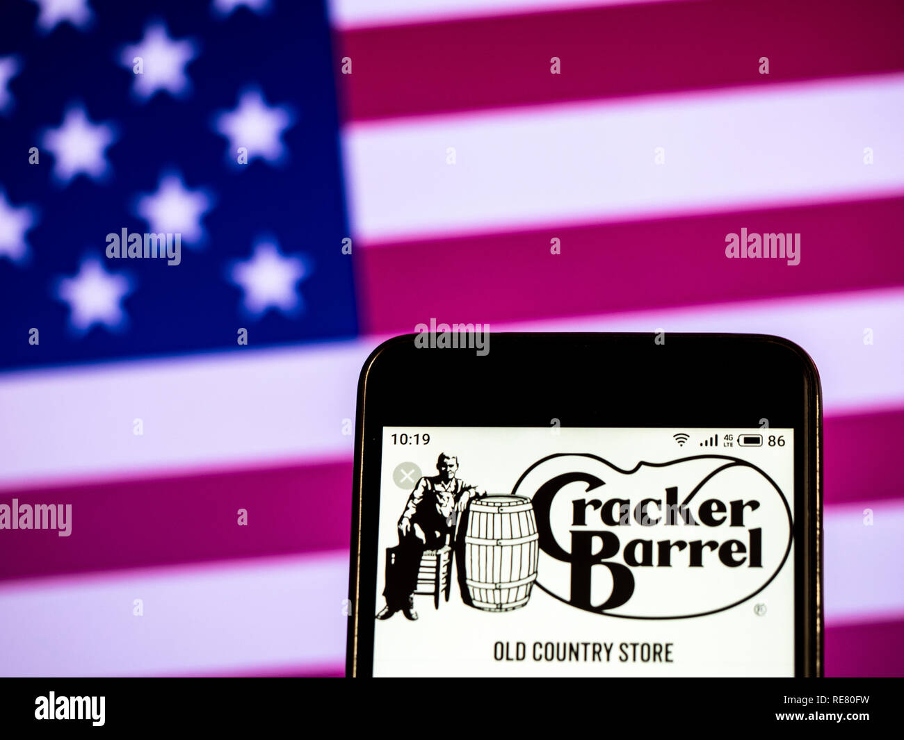 Cracker barrel logo hi-res stock photography and images - Alamy
