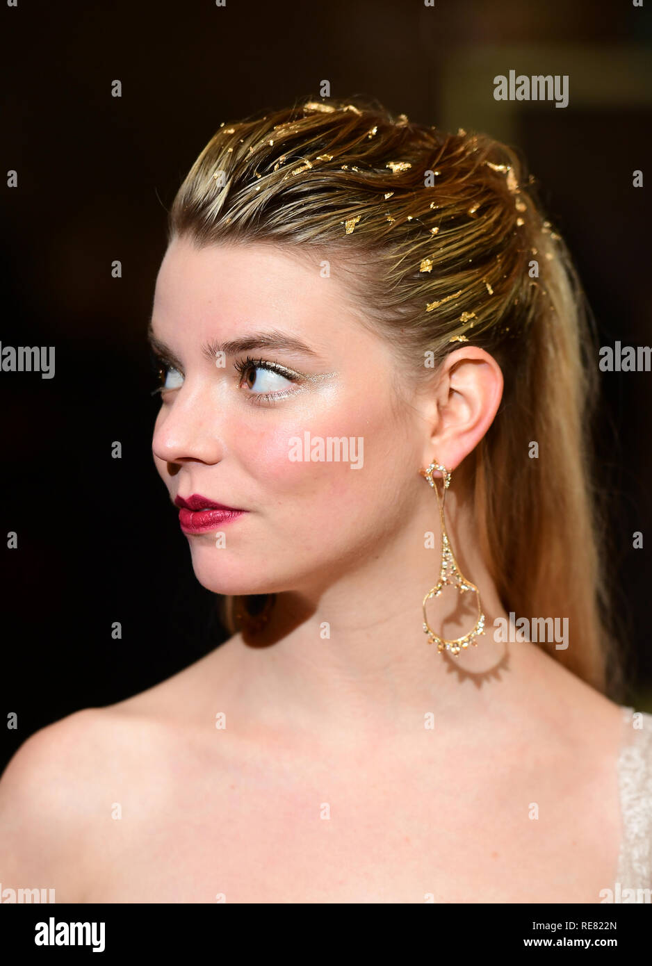 Anya Taylor-Joy attending The annual Critics' Circle Film Awards 2019 ...