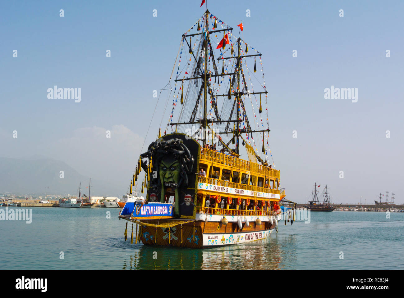 Pirate ship, Alanya, Turkey, Eurasia Stock Photo - Alamy