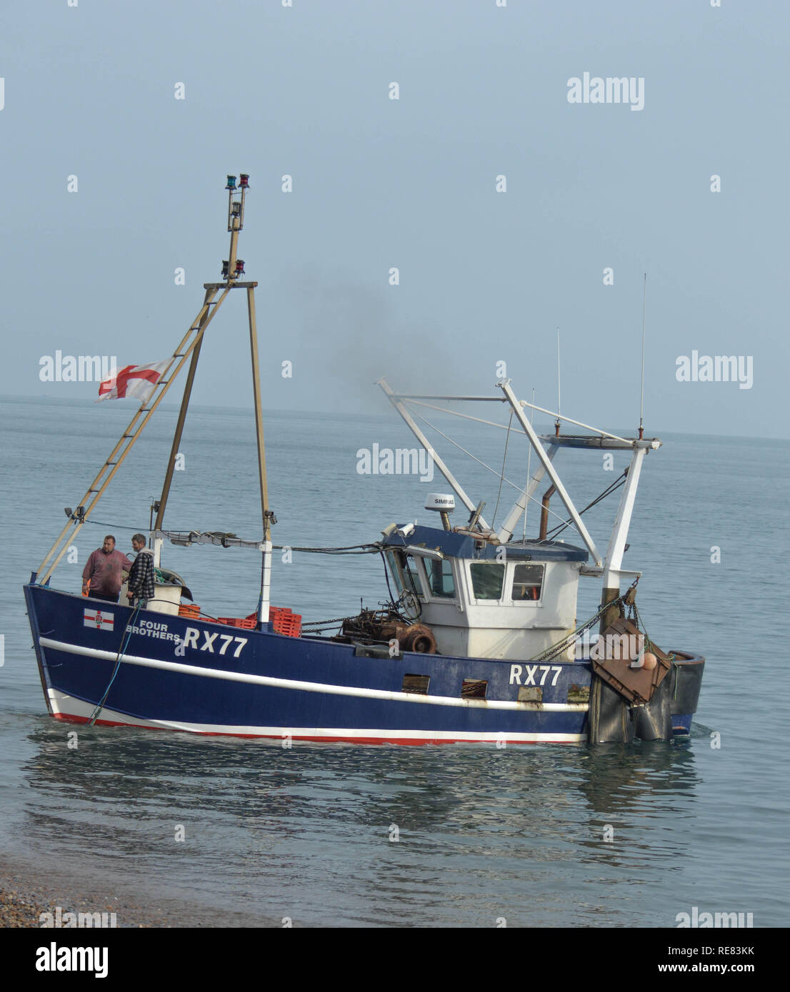 Hasting Fishing town sea side resort Stock Photo - Alamy