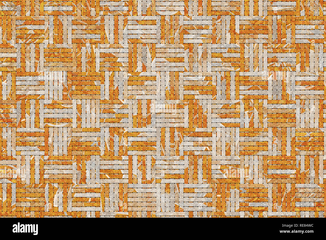 Abstract woven mat illustrations background Stock Photo - Alamy
