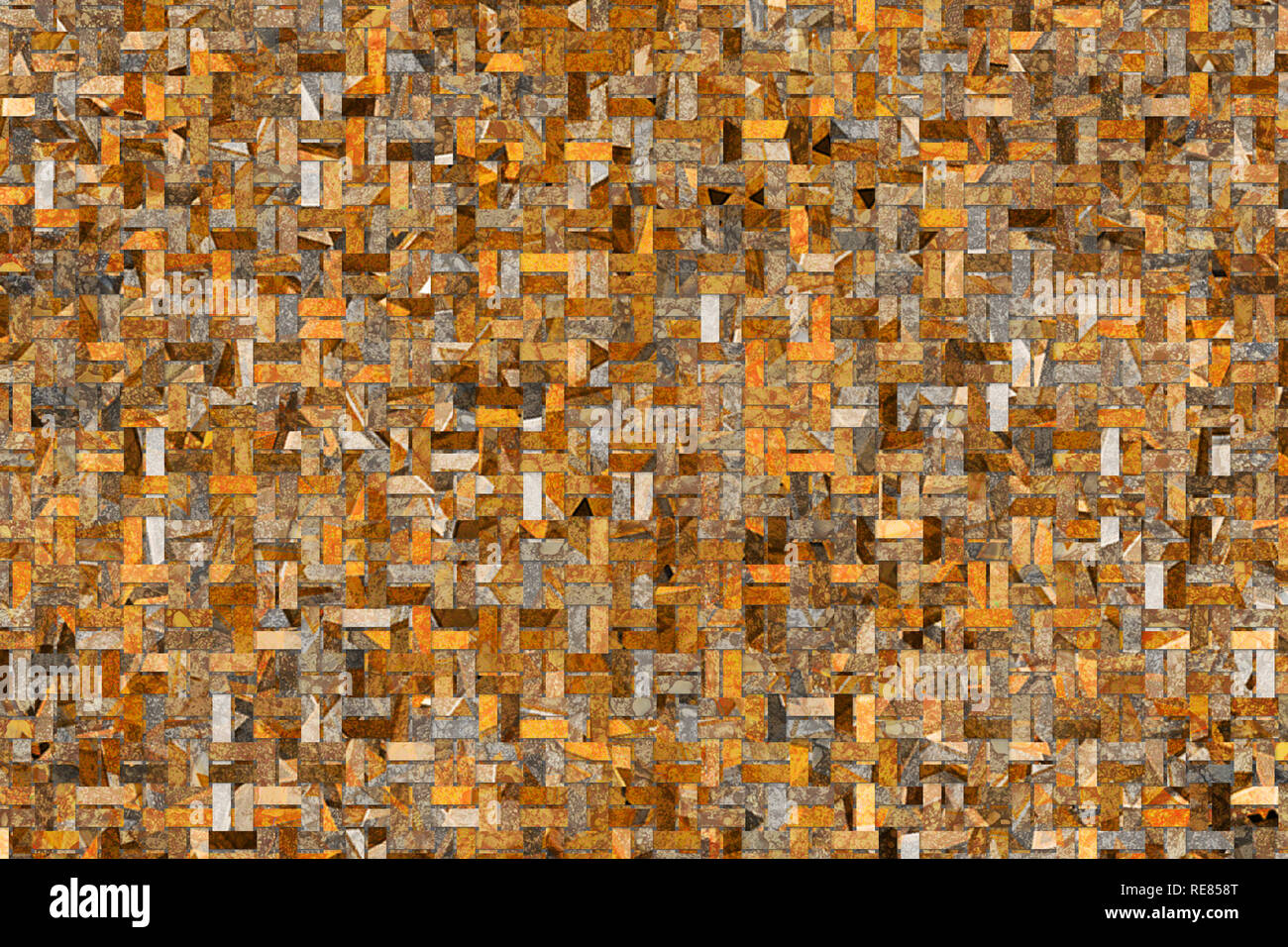 Abstract illustrations of woven mat, conceptual. For design background ...