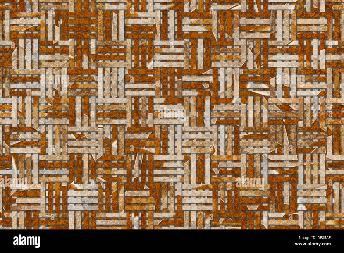 Woven mat background rattan, for graphic design Stock Photo - Alamy