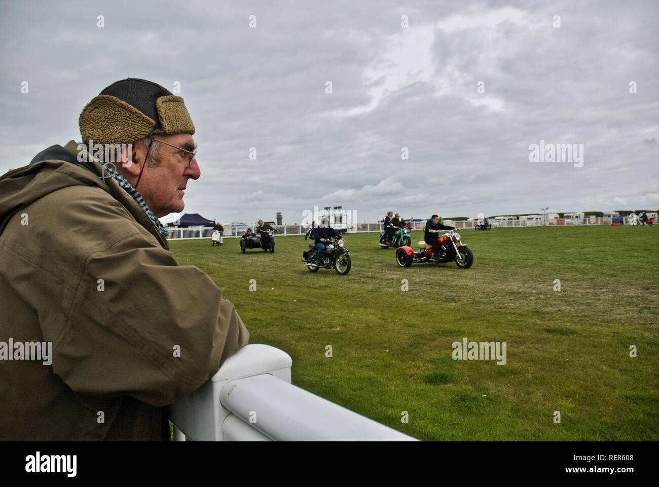Vintage motorcycle rally hi-res stock photography and images - Alamy