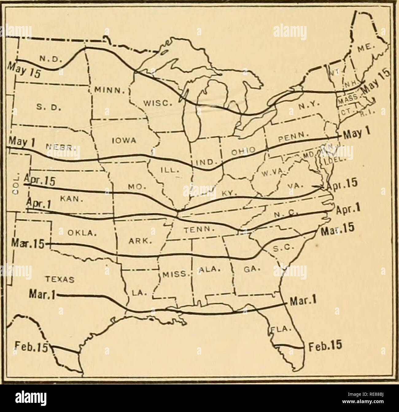 Cotton belt map hi-res stock photography and images - Alamy