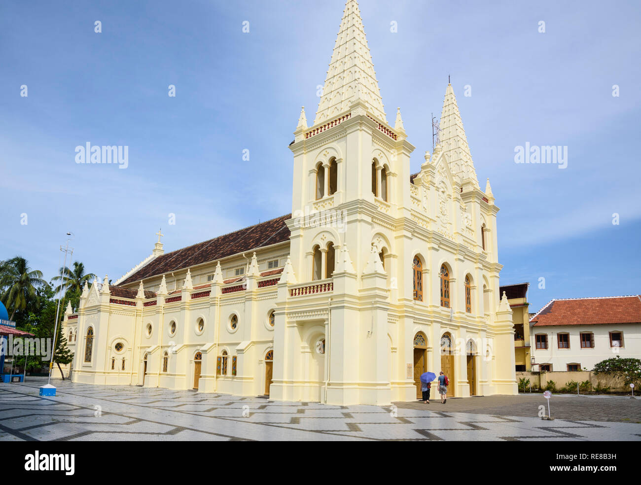Santa Cruz Cathedral Basilica, Fort Cochin, Kochi, Kerala, India Stock ...