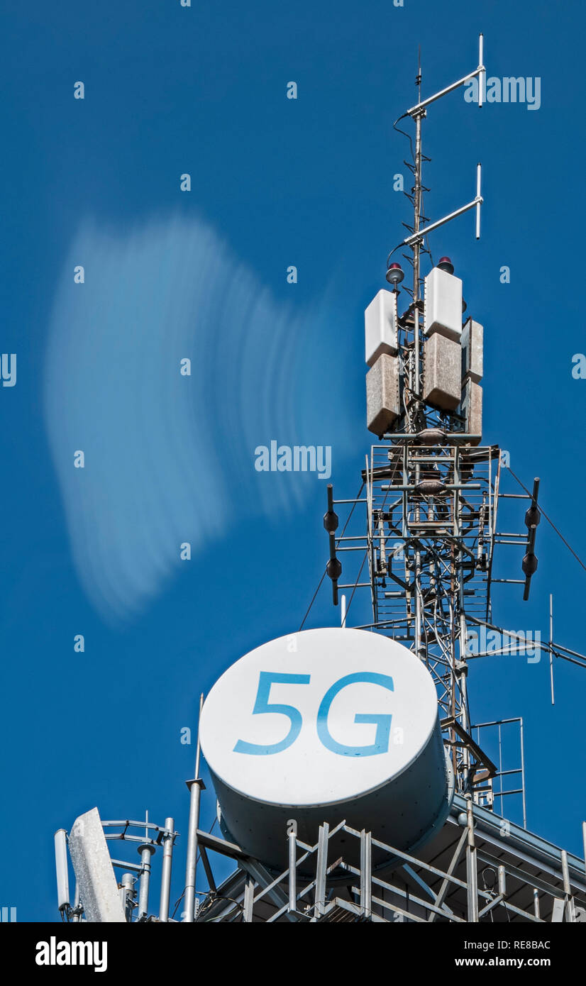Small 5g antenna tower hi-res stock photography and images - Alamy