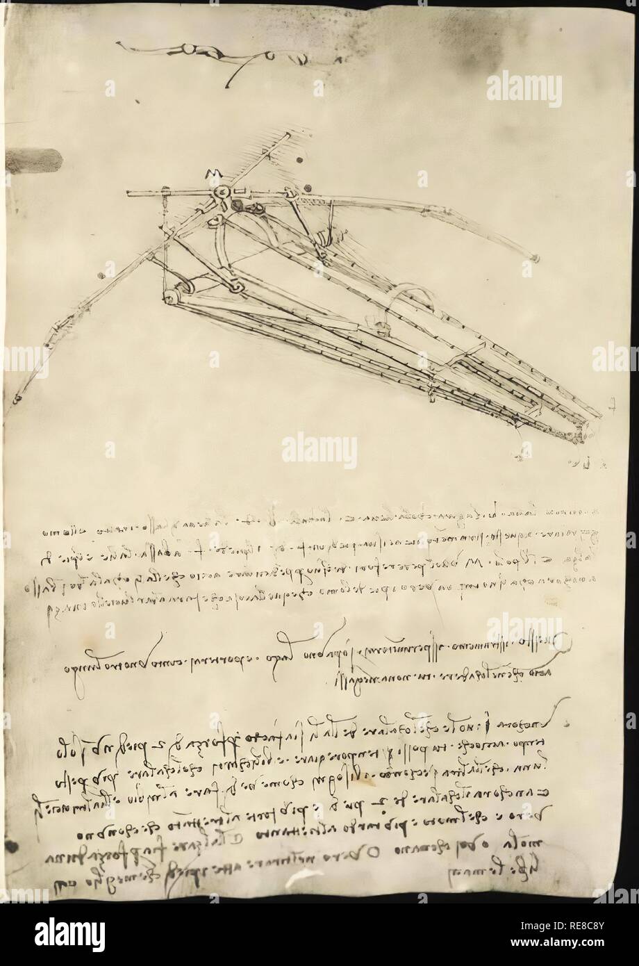 Ornithopter Flying Machine Leonardo Da Vinci