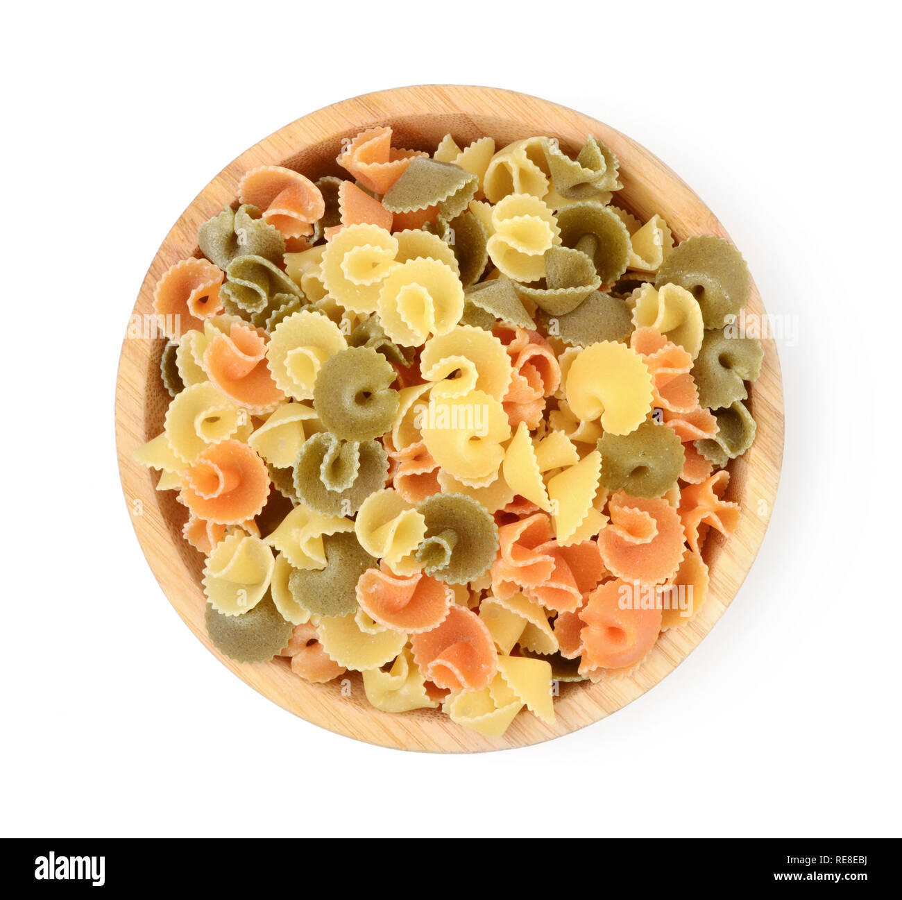 Green spiral pasta isolated hi-res stock photography and images - Alamy