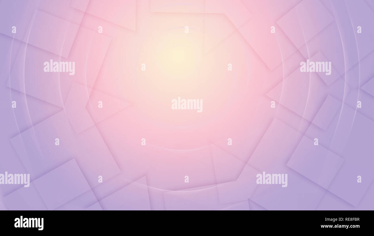 Clear geometry abstraction with light in center, modern background, 3d ...
