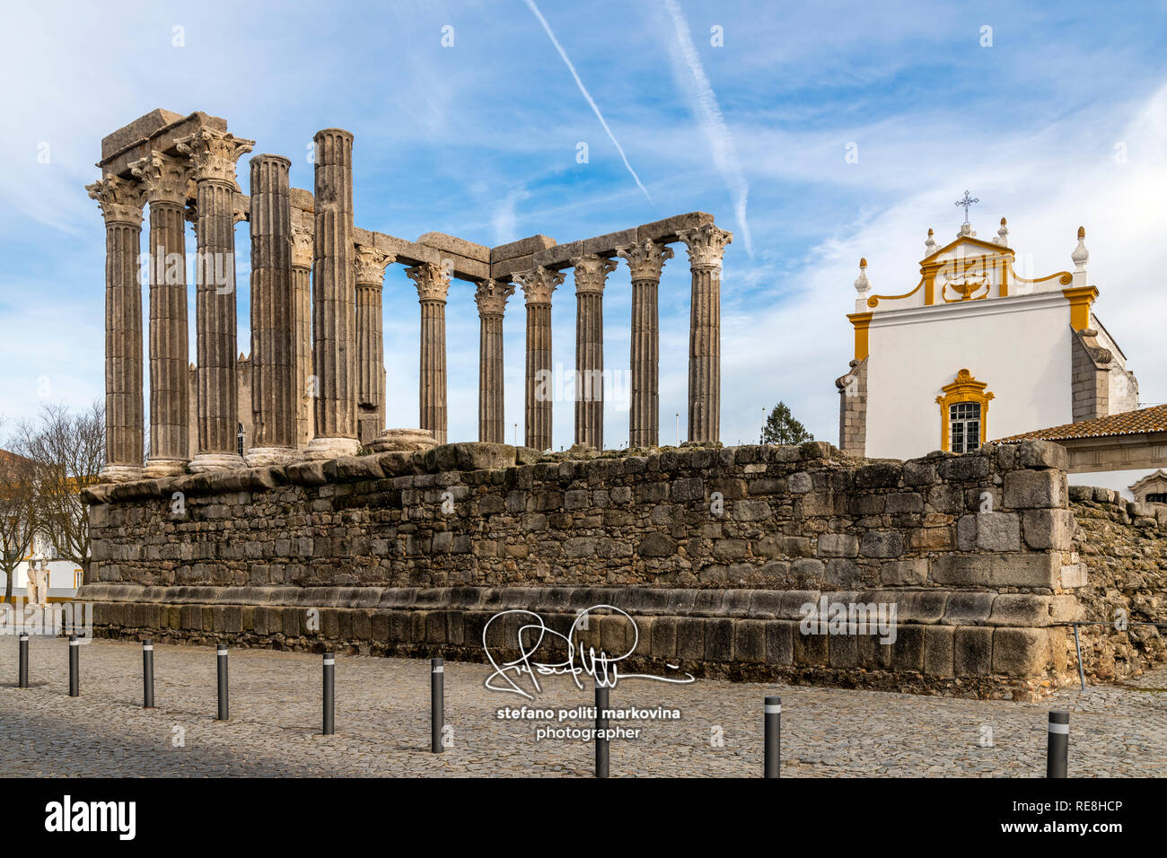 Evora temple hi-res stock photography and images - Alamy