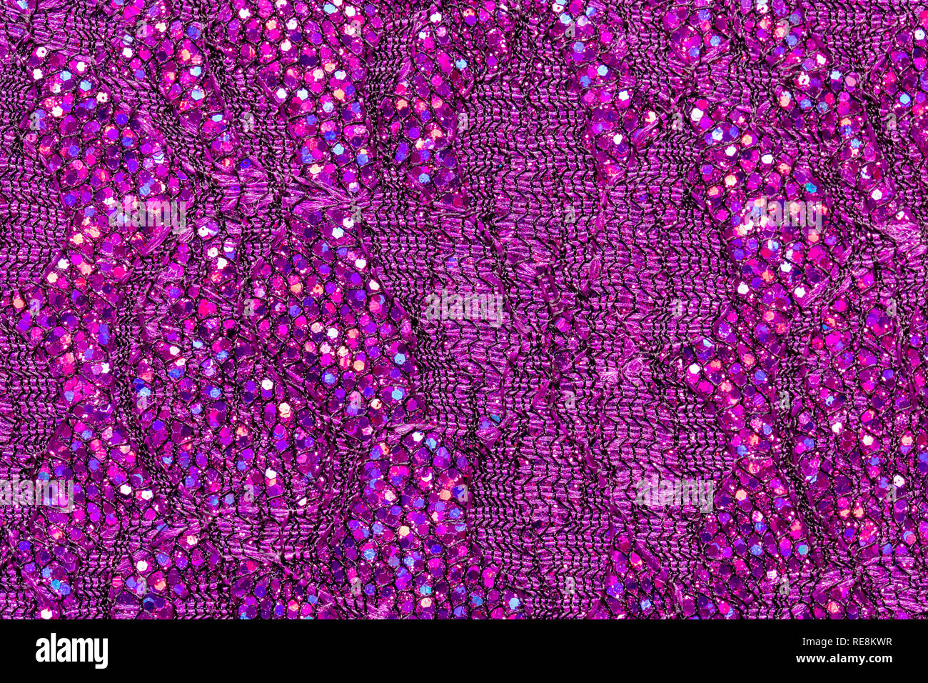 Abstract textured background of pink sequins and lace Stock Photo - Alamy