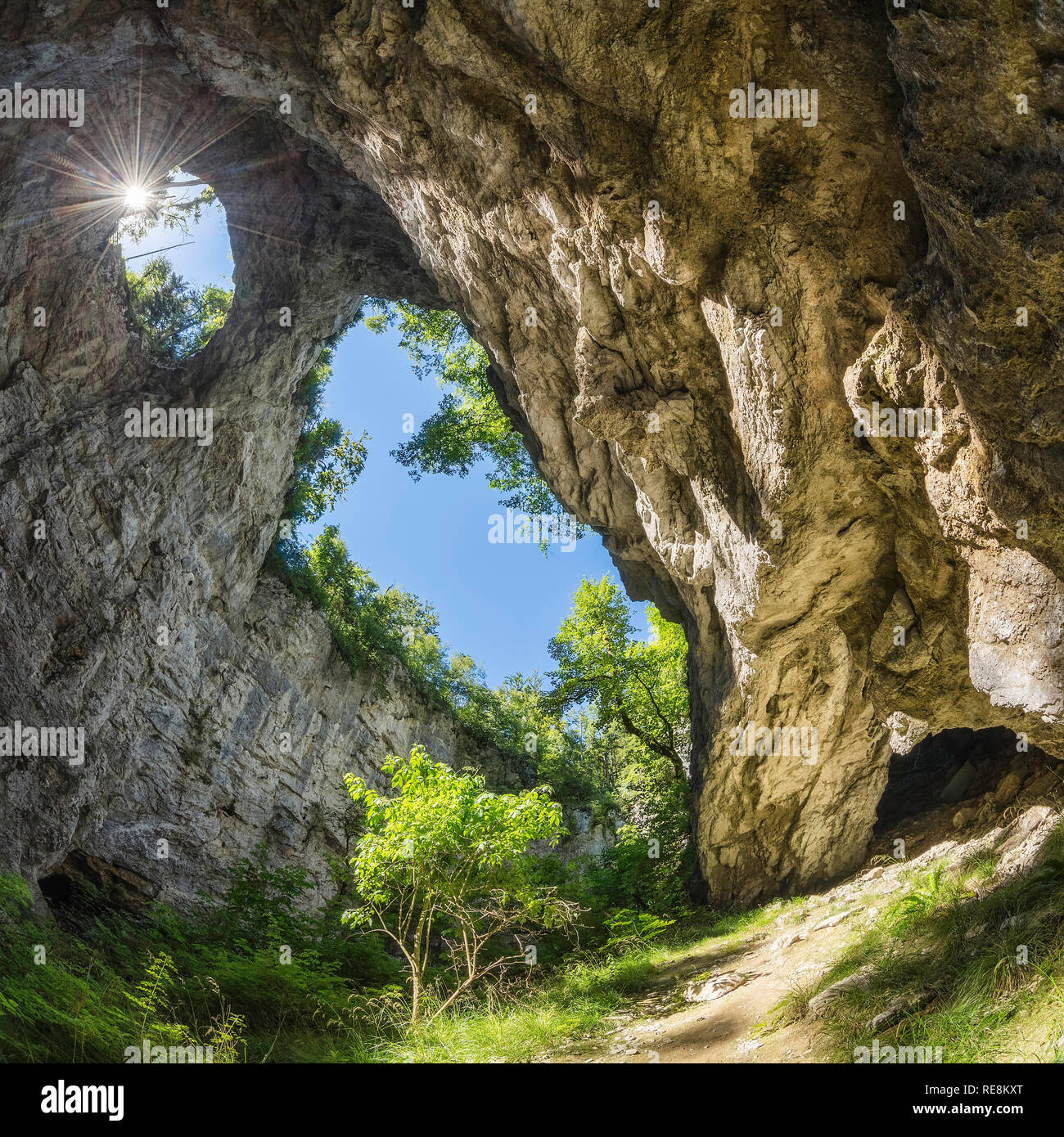 Rakov Skocjan collapsed cave, Slovenia Stock Photo - Alamy