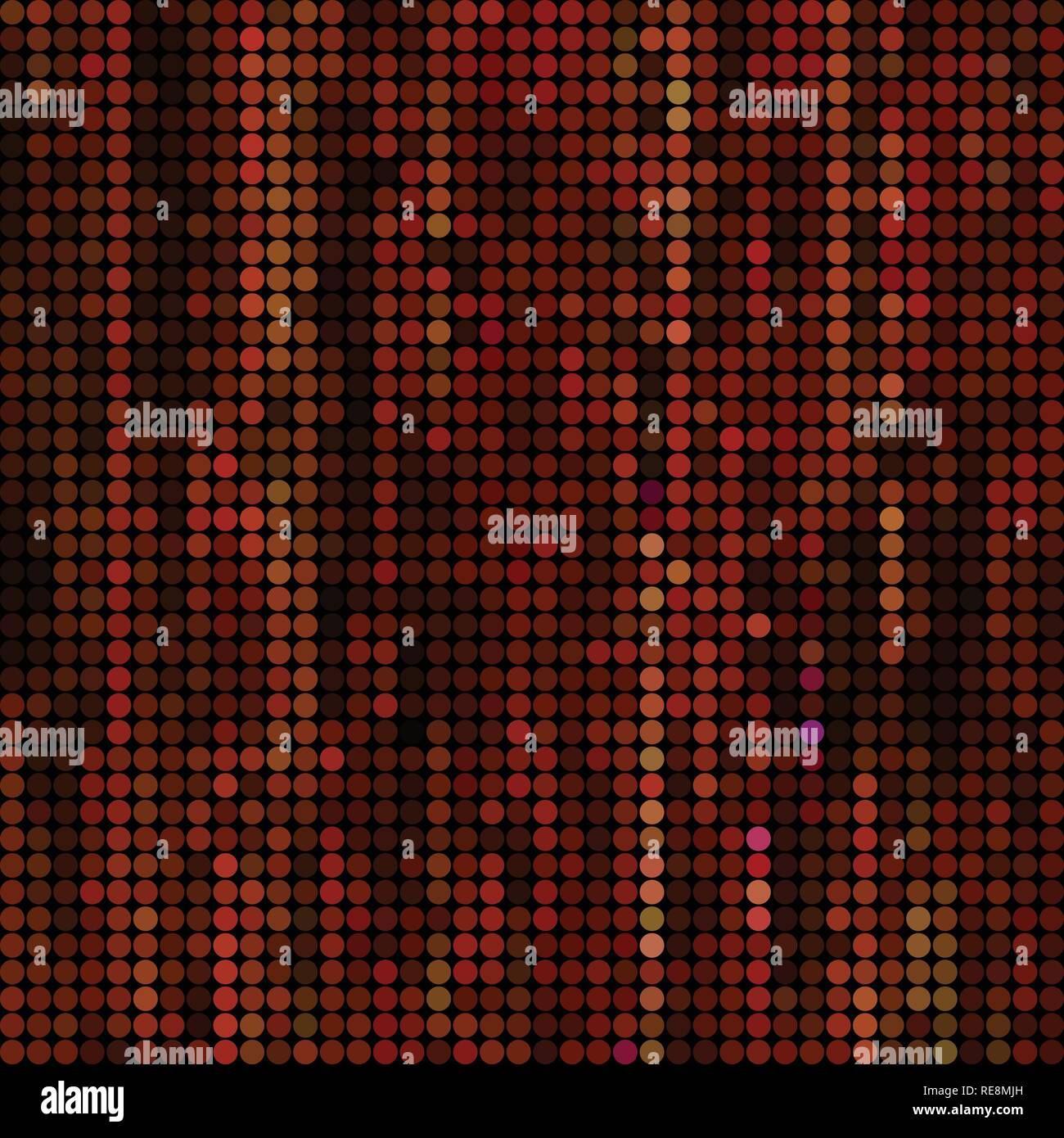 abstract vector colored round dots background - dark red Stock Vector ...