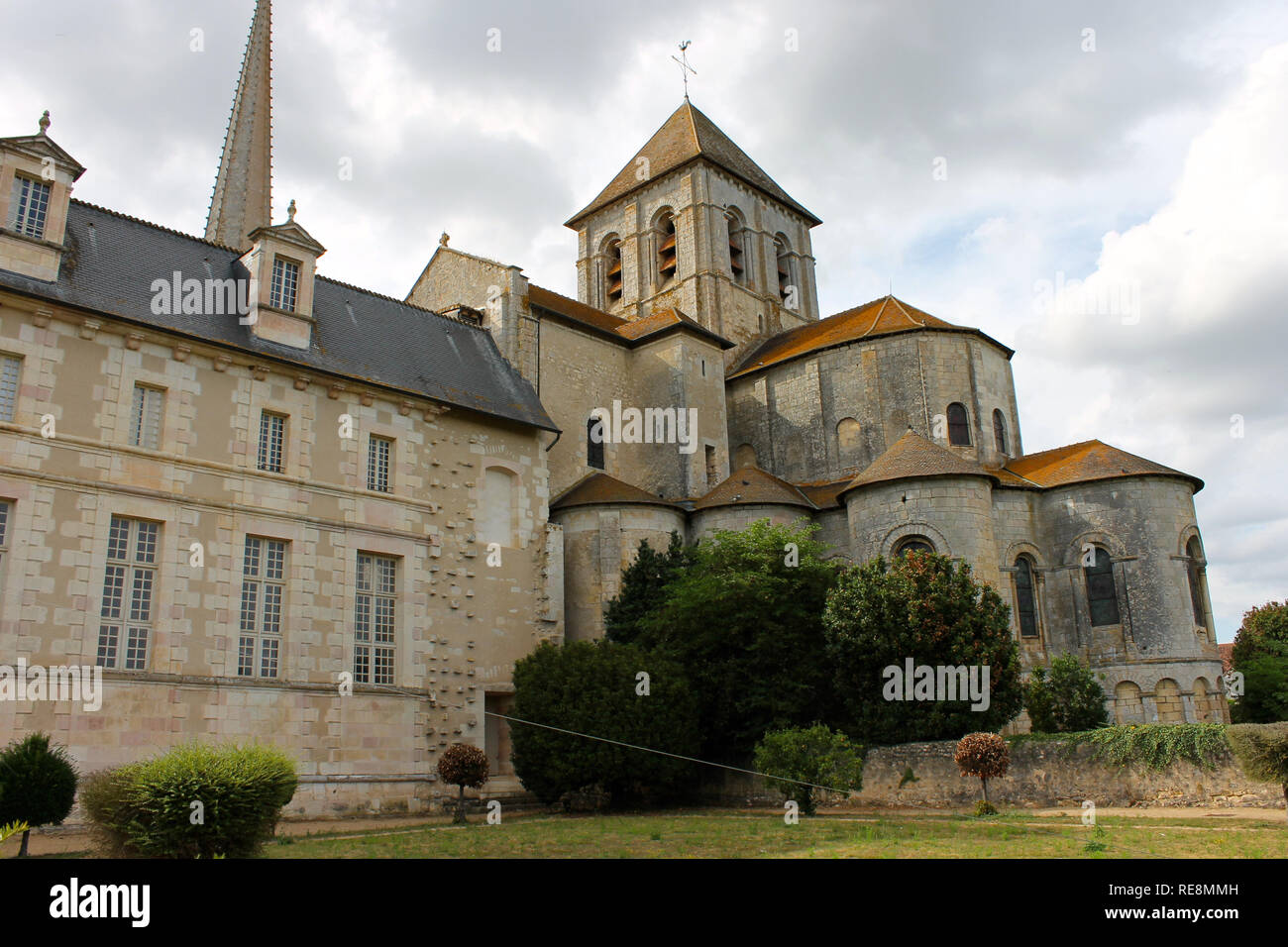 Abbey church of saint savin sur gartempe hi-res stock photography and ...
