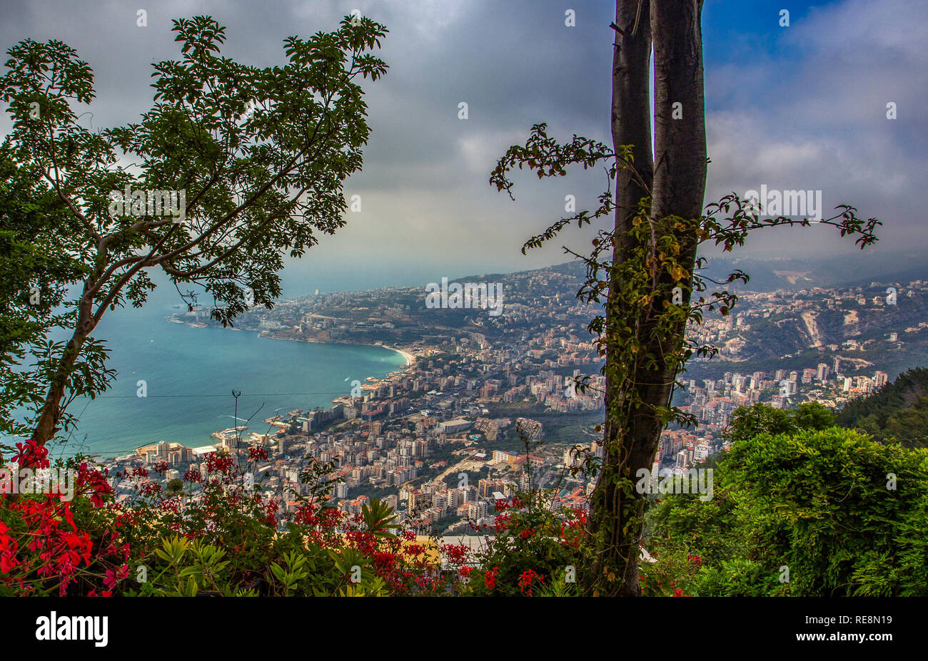 Aerial jounieh beirut lebanon hi-res stock photography and images - Alamy