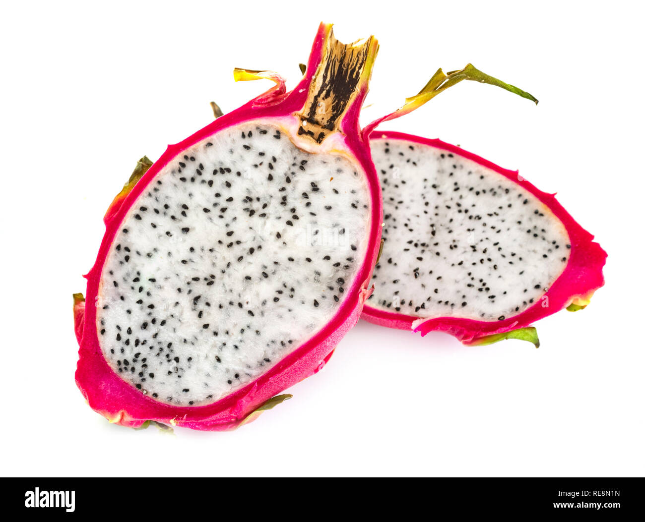 Pitaya fruit in front of white background Stock Photo - Alamy