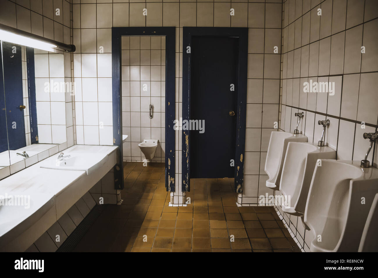 Old public toilets, detail of public toilet in the city Stock Photo - Alamy