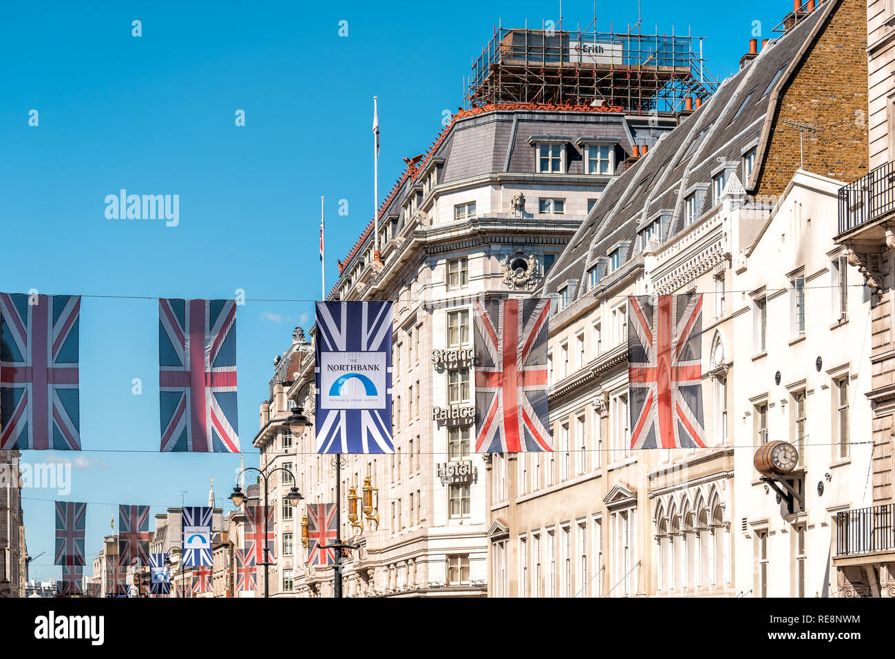 Banners london england english britain british uk hi-res stock ...