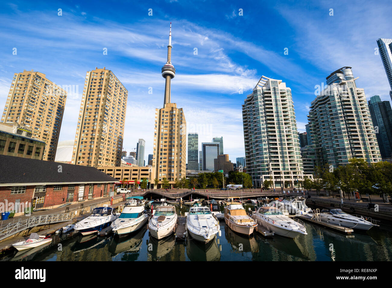 Wide view from sky marina hi-res stock photography and images - Alamy