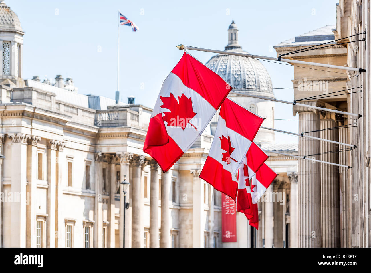 Banner Embassy Flag Canadian Flag High Resolution Stock Photography and ...