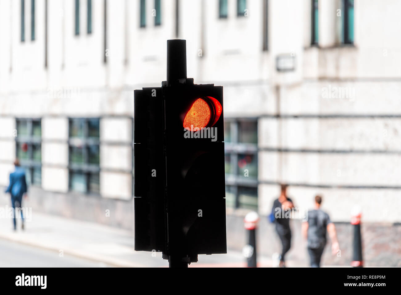 Red light traffic signal uk hi-res stock photography and images - Alamy