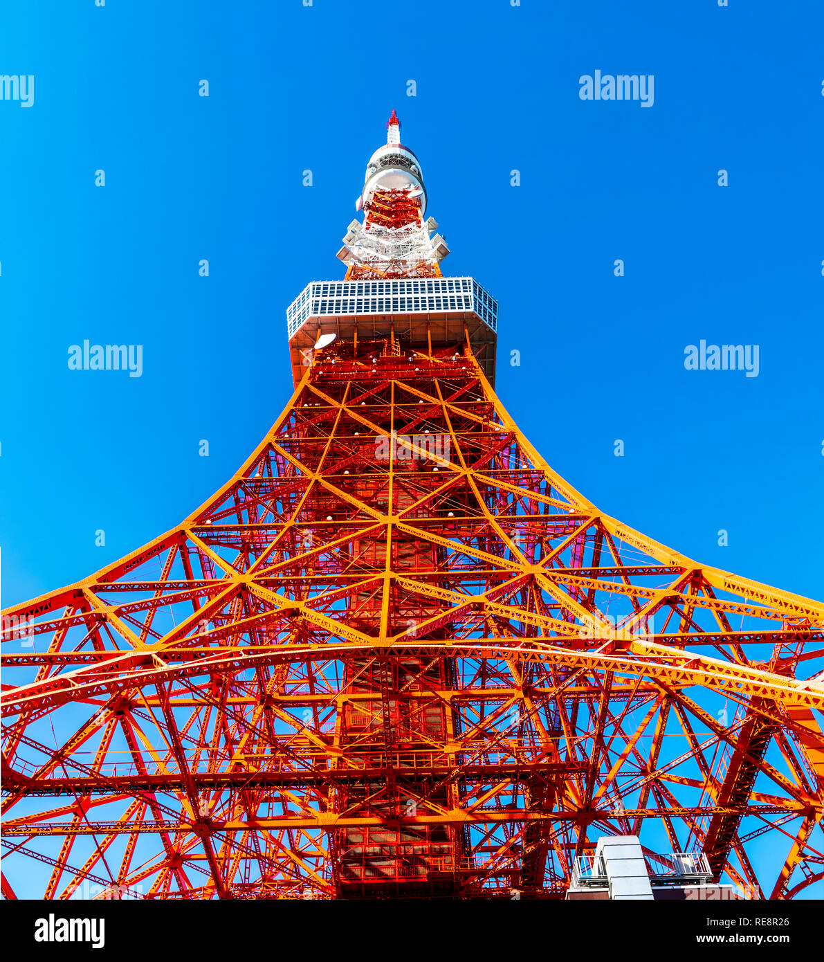 The nice view of Tokyo Tower in Tokyo, Japan Stock Photo - Alamy