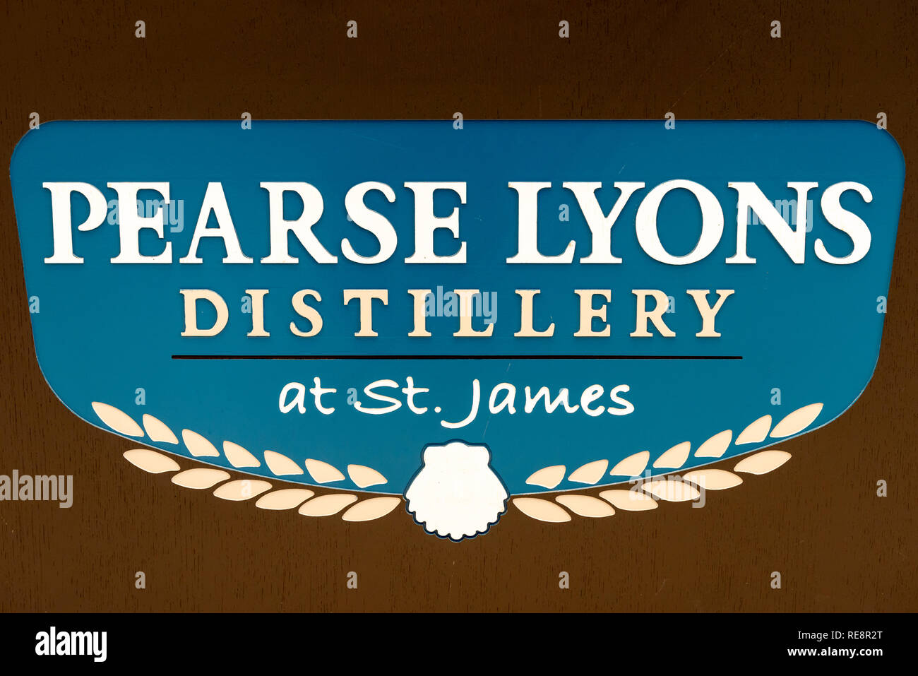 Logo pearse lyons distillery hi-res stock photography and images - Alamy