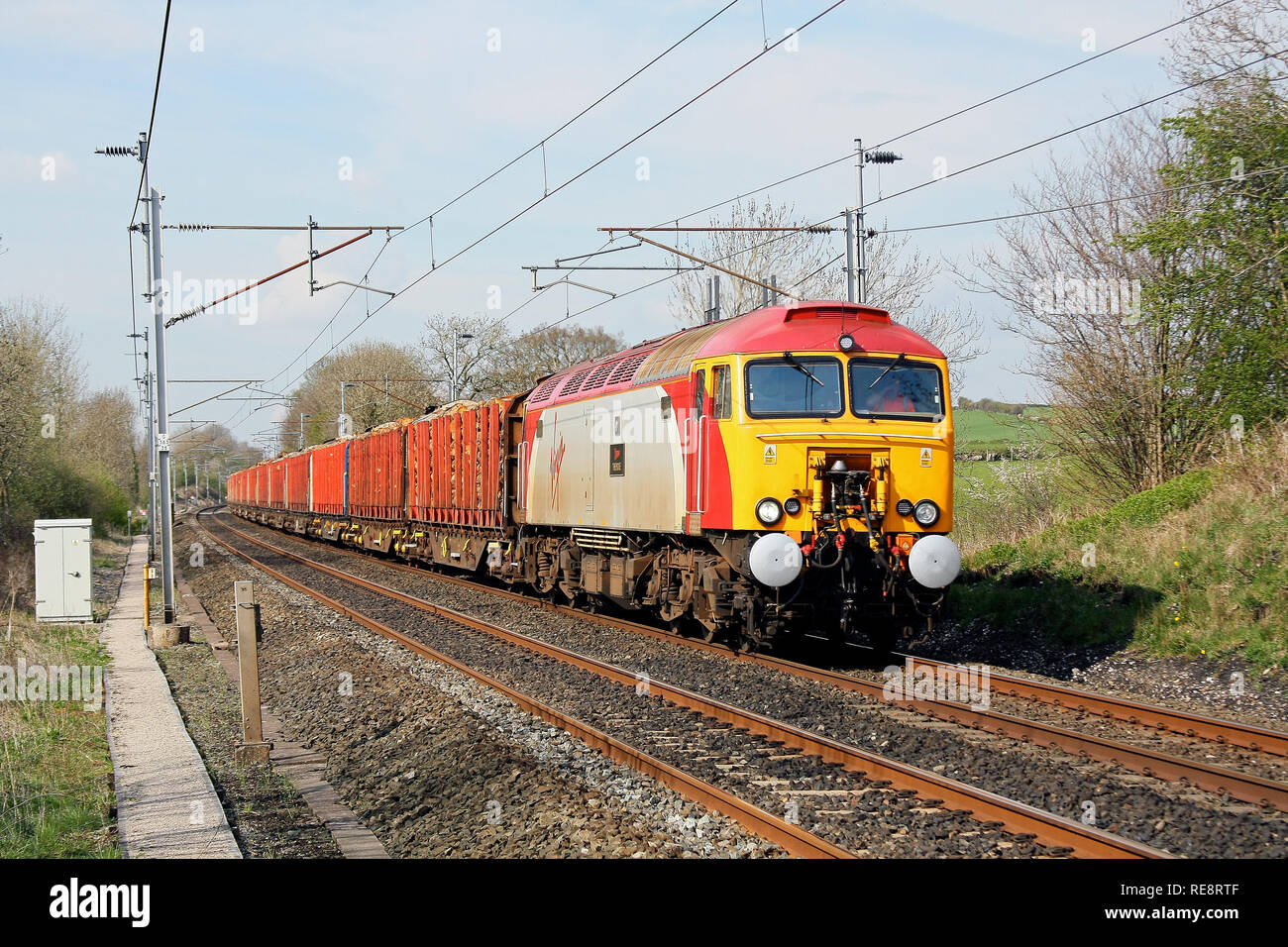 Log train hi-res stock photography and images - Alamy