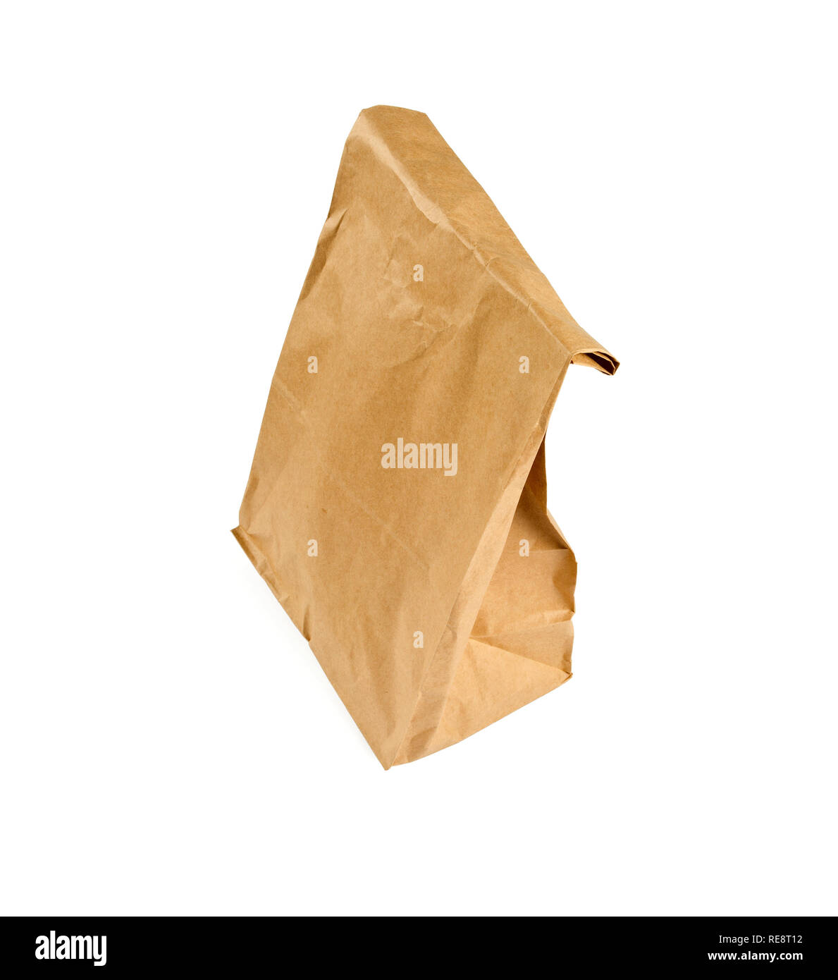 paper bag isolated on white Stock Photo - Alamy