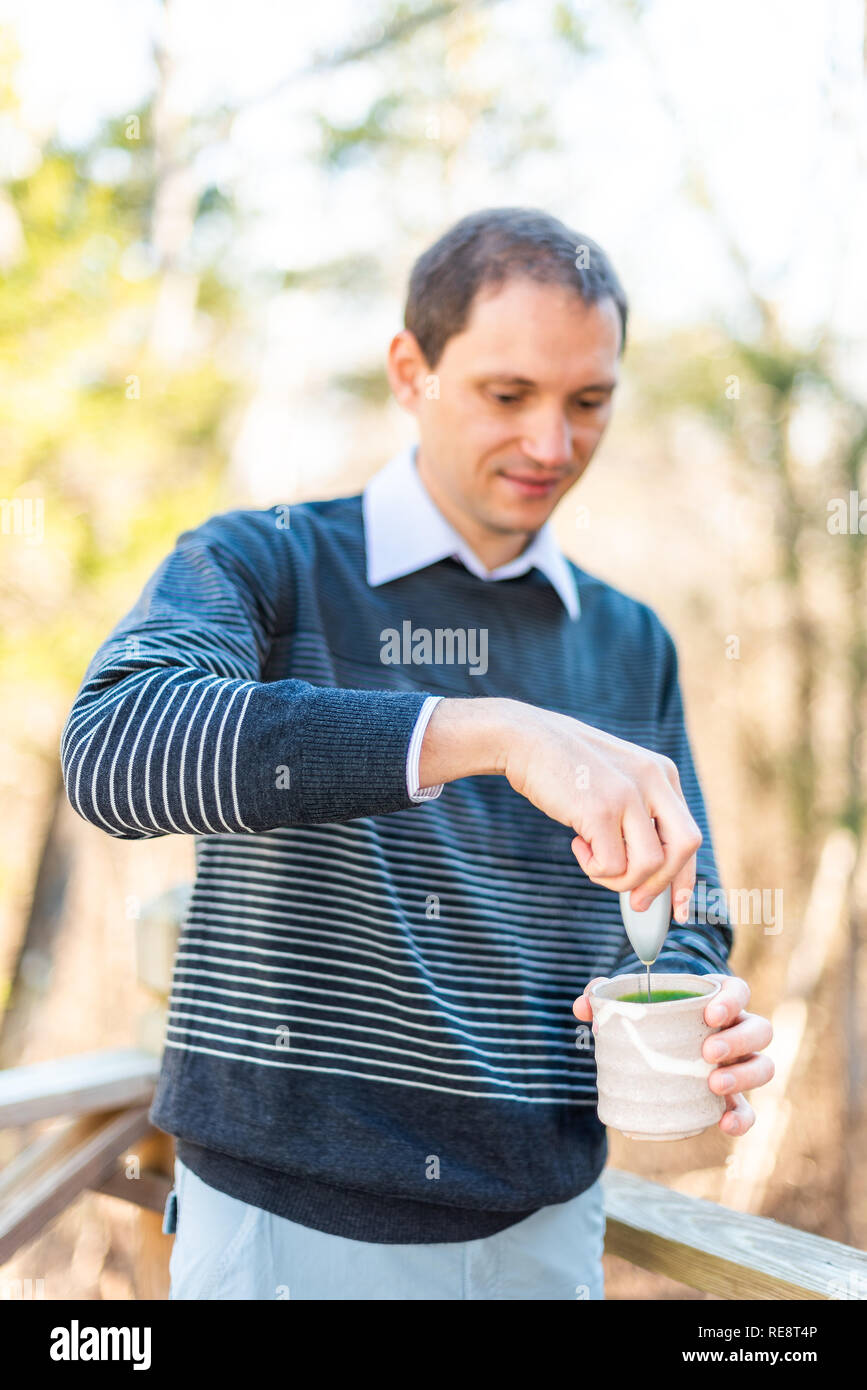 Matcha mixer hi-res stock photography and images - Alamy