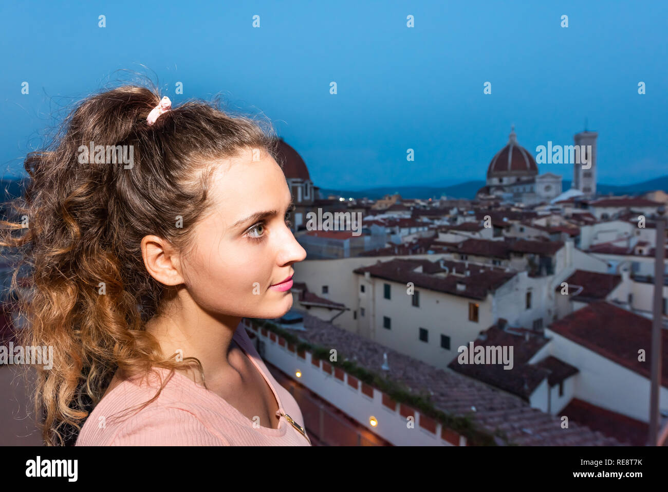 Firenze, Florence, Italy historic city with church duomo famous dome ...