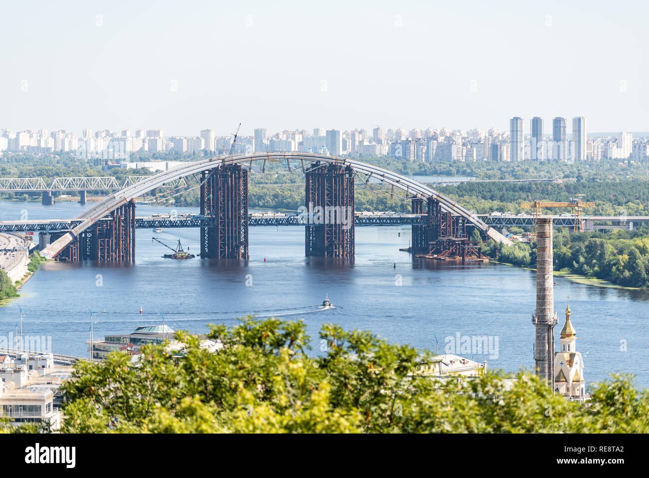 Construction residential building in kiev hi-res stock photography and ...