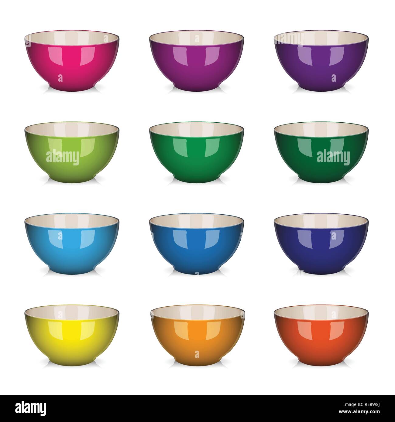 Bowls bowls Stock Vector Images - Alamy