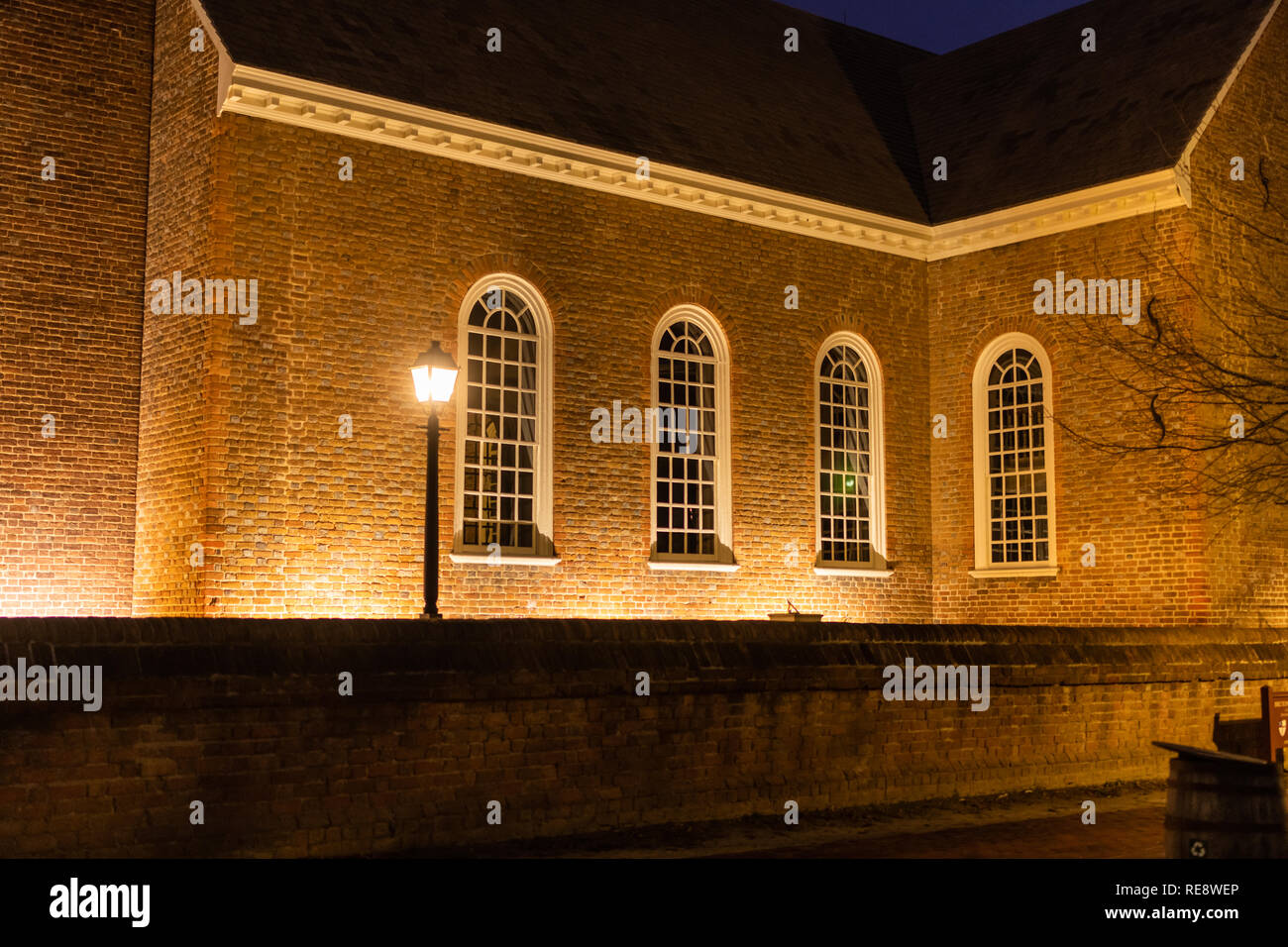 Old colonial era church building Stock Photo - Alamy