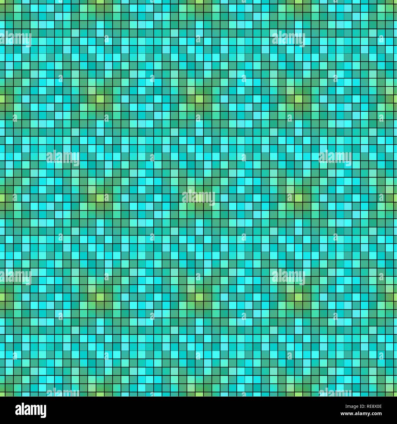 Pixel art mosaic turquoise gradient Stock Vector Images - Alamy