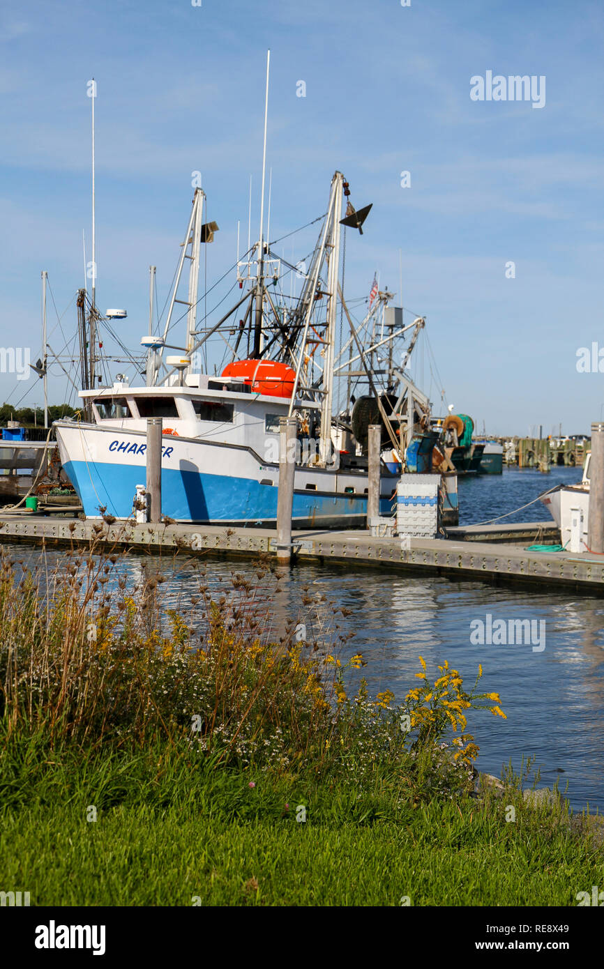 Fishing boat, Sandwich Harbor, Sandwich, Cape Cod, Massachusetts ...