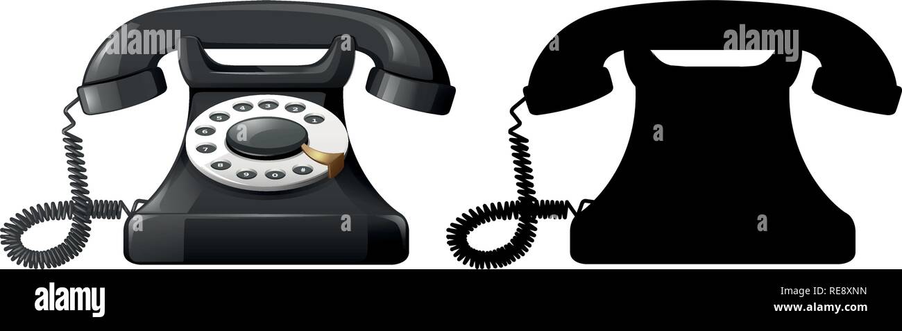 Set of telephone design illustration Stock Vector Image & Art - Alamy