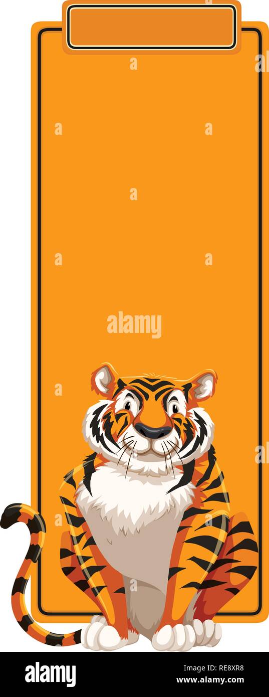 Tiger frame clipart Stock Vector Images - Alamy