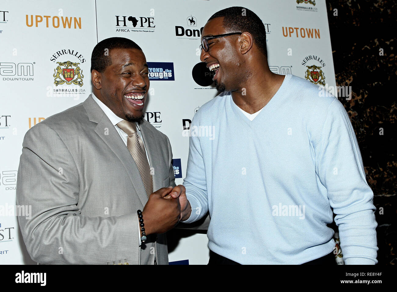 NEW YORK, NY - APRIL 25: Tutan Reyes and Chris Rhodes at PH-D Rooftop ...