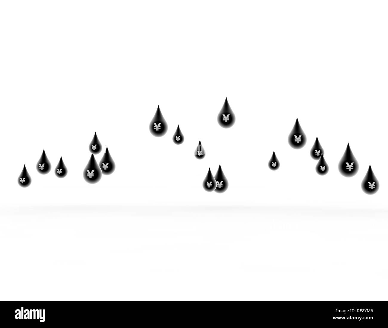 Symbol money renminbi Black and White Stock Photos & Images - Alamy