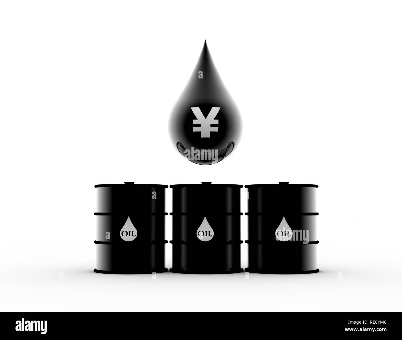 Symbol money renminbi Black and White Stock Photos & Images - Alamy