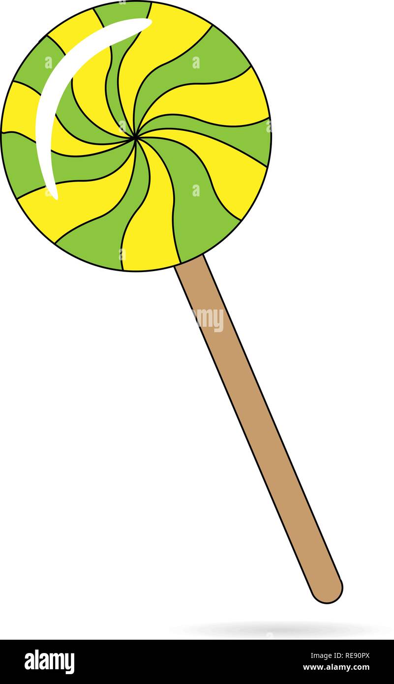 Tasty sweet caramel on Stock Vector Images - Alamy