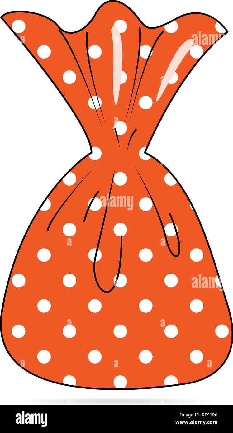 Chocolate orange on white Stock Vector Images - Alamy