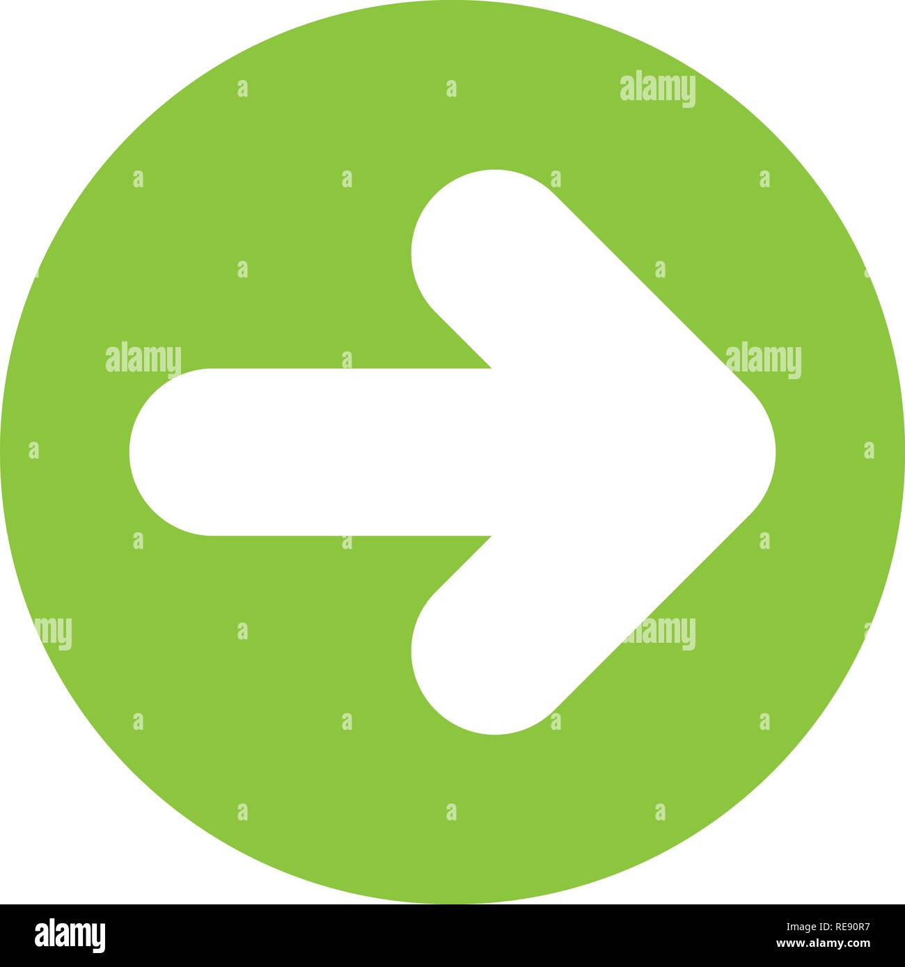 Arrow right 3d icon hi-res stock photography and images - Alamy