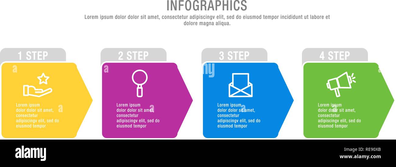 Modern 3D vector illustration. A rectangular infographic template with ...