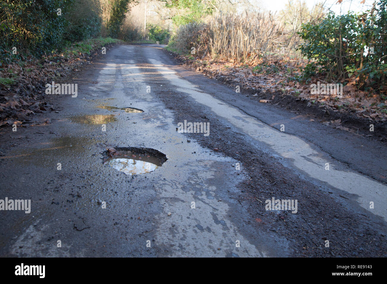 Driving potholes hi-res stock photography and images - Alamy