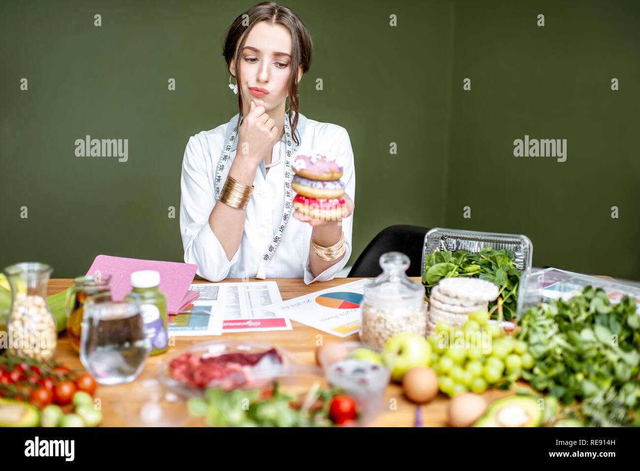 Vegetables fruit junk food hi-res stock photography and images - Alamy