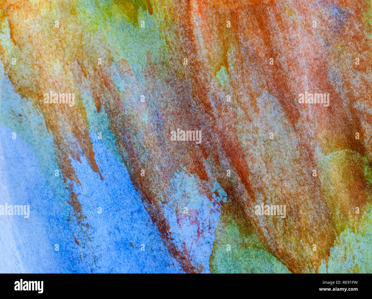 Abstract image with spots and paint strokes Stock Photo - Alamy